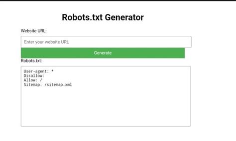 robots txt generator simplifying website indexing and crawling” by amit mandal medium