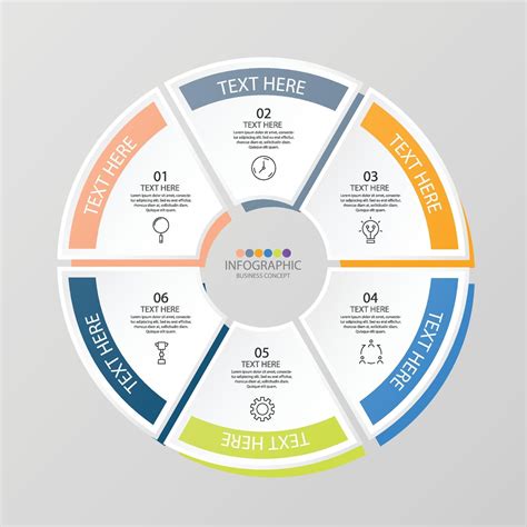 6 Step Infographic 3316822 Vector Art At Vecteezy