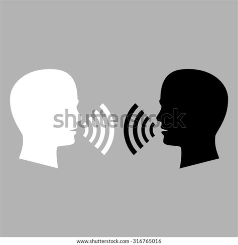 말하는 아이콘 벡터 스톡 벡터로열티 프리 316765016