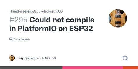 Could Not Compile In Platformio On Esp32 · Issue 295 · Thingpulse