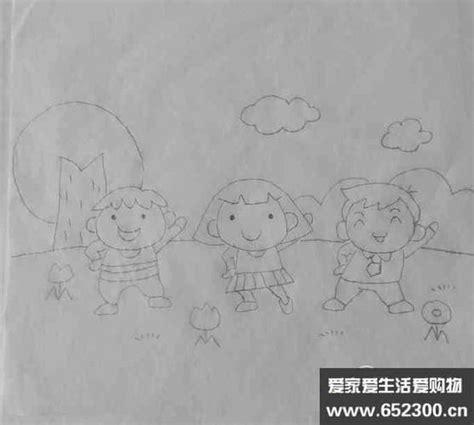 幼儿园课间操简笔画 简笔画图片大全 普车都