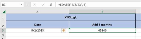 How To Add 6 Months To A Date In Excel 2 Quick And Easy Methods Xyologic