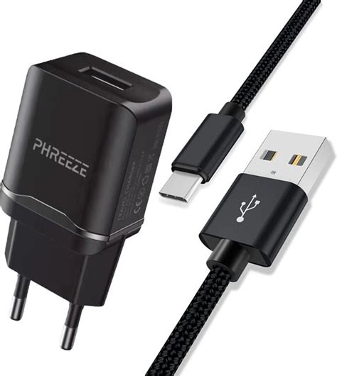 Phreeze Gecertificeerde USB Lader USB C Kabel Meter A Fast Charge Geschikt Bol