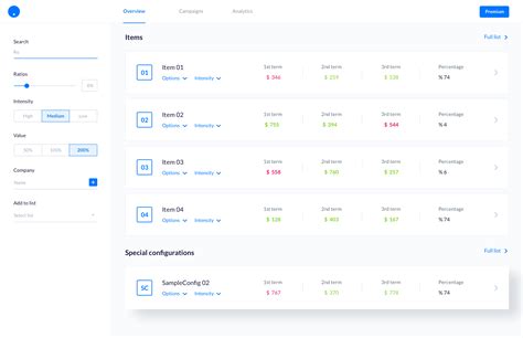 Items Ui By Pierluigi Giglio On Dribbble