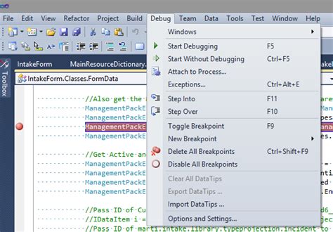 Debugging Custom Scsm Form In Visual Studio Stefan Johner