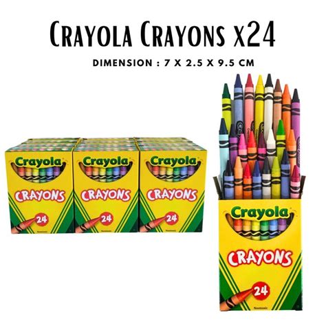 Hot Sale Crayola Crayons X24 Assorted Crayons Crayola Crayons Lazada Ph