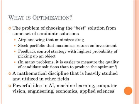 Ppt Cs B553 Algorithms For Optimization And Learning Powerpoint