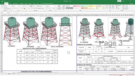 Steel Tower For Water Tank System Structural Analysis Time Lapse Youtube