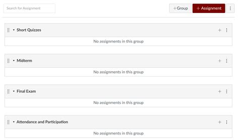 Use Weighted Assignment Groups In Your Canvas Course Courses At Uchicago