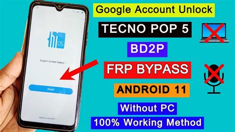 Tecno Pop Frp Bypass Android Tecno Bd P Frp Lock