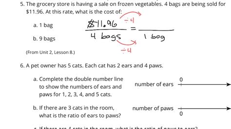 Grade 6 Unit 2 Lesson 9 Practice Problems Youtube