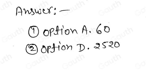 Solved 7 What Is The Number Of Distinguishable Permutations Of The