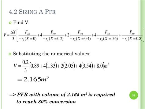 Ppt Ert 316 Reaction Engineering Chapter 2 Conversion And Reactor Sizing Powerpoint