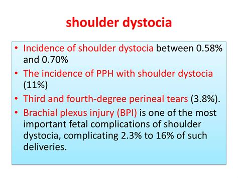 Shoulder Dystocia Management Pptx