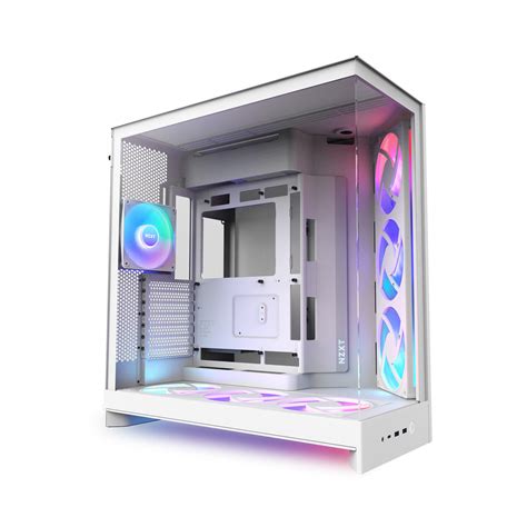 Nzxt H9 Flow Rgb Dual Chamber Mid Tower Atx Case