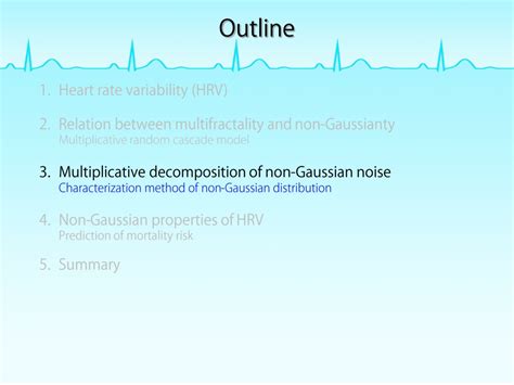 Ppt Non Gaussian Characteristics Of Heart Rate Variability In Health And Disease Powerpoint