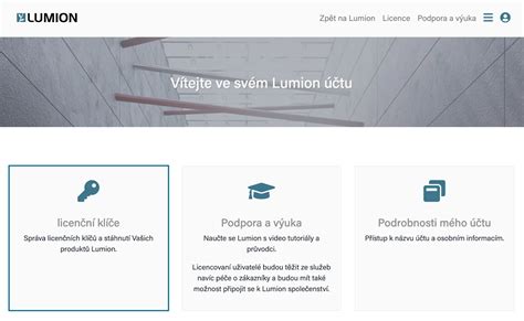 Jak zaregistrovat licenční klíč v účtu Lumion Lumion CZ a SK D vizualizace animace a