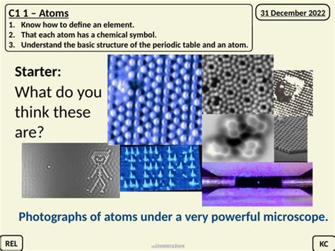 Ks4 Gcse Chemistry Aqa C1 Atomic Structure Free Sample Material