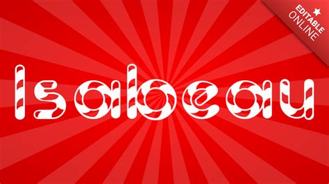 Isabeau Christmas Font Text Effect Generator
