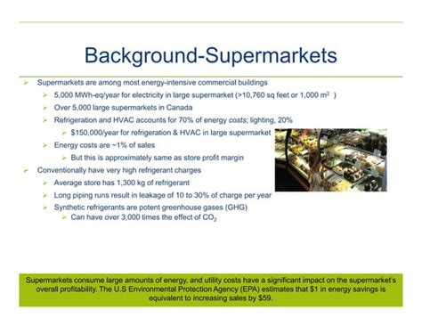 Energy Efficiency Opportunities In Supermarkets Pdf