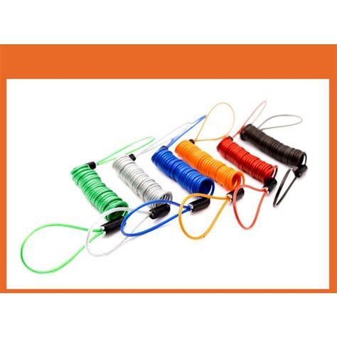 Secure Flexible Expandable Spring Cable With Steel Wire 150cm Shopee Malaysia
