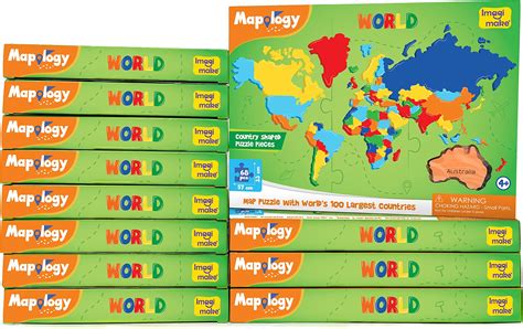 Buy Imagimake Mapology World World Map And Its Countries Learning