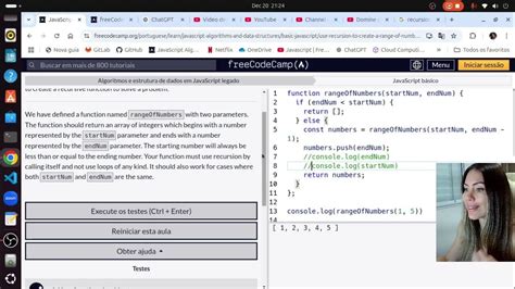 Use Recursion To Create A Range Of Numbers Use A Recursividade Para