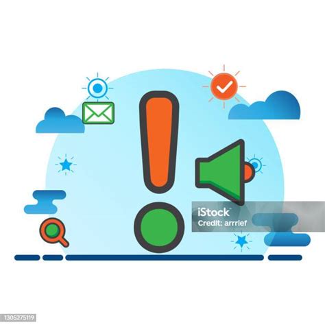 경고 표시 그림입니다 플랫 벡터 아이콘입니다 아이콘 디자인 요소 Ui 웹 앱에 사용할 수 있습니다 그래픽 사용자 인터페이스에 대한 스톡 벡터 아트 및 기타 이미지 Istock