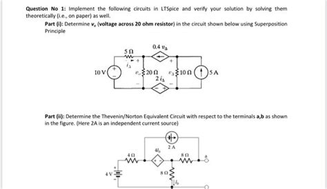 Solved Question No 1 Implement The Following Circuits In Chegg Com