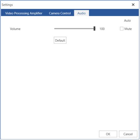 WPF WebCam Camera Settings Control Telerik UI For WPF