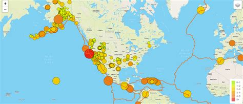 GitHub Zachgee Mapping Earthquakes Using Javascript HTML And CSS To