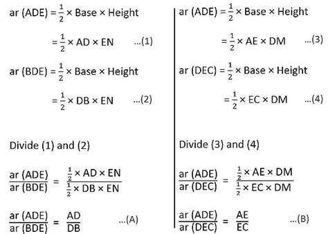 Triangles Class 10 Notes Maths Chapter 6