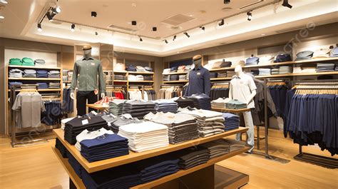 Store Filled With Clothing Background Apparel Shop Staff Parttime Job