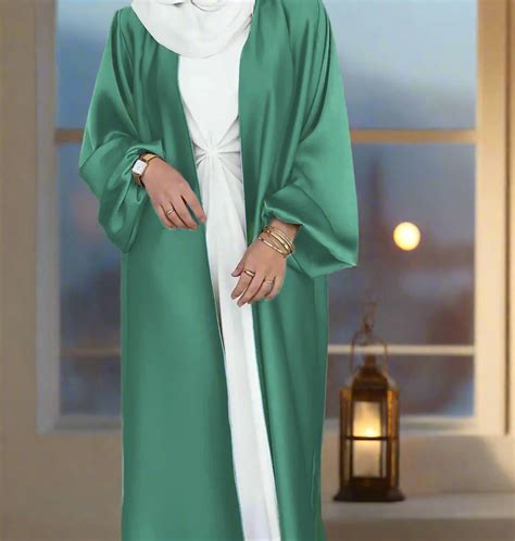 عباية ستان حرير منت جرين ماهيتابكوم