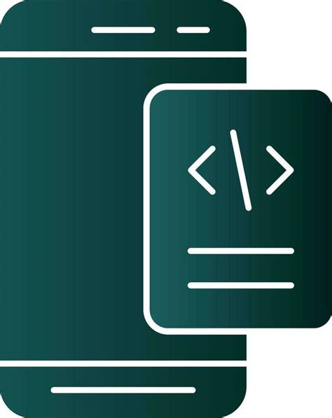 Mobile Coding Vector Icon Design 26241719 Vector Art At Vecteezy