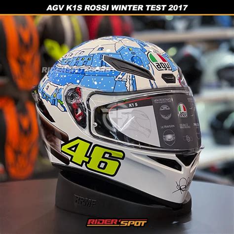 Agv K1s Rossi Winter Test 2017 Tavullia Helmet Asian Fit Riderspot