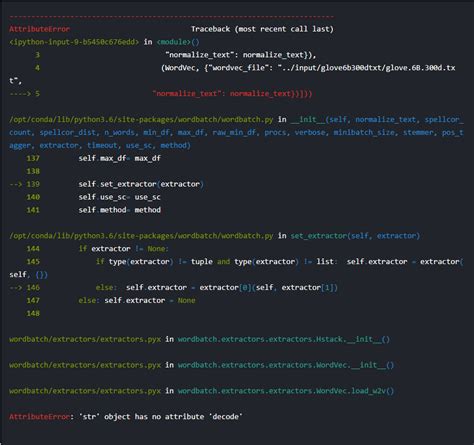 Wordvec Extractor Failing Due To Decode Error · Issue 12 · Anttttti