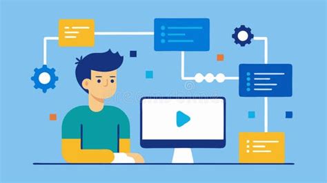 Continuous Integration An Illustration Of A Developer Setting Up A