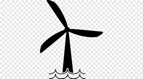 바람 농장 풍력 풍차 바람 터빈 컴퓨터 아이콘 에너지 잎 신 재생 에너지 흑백 Png Pngwing