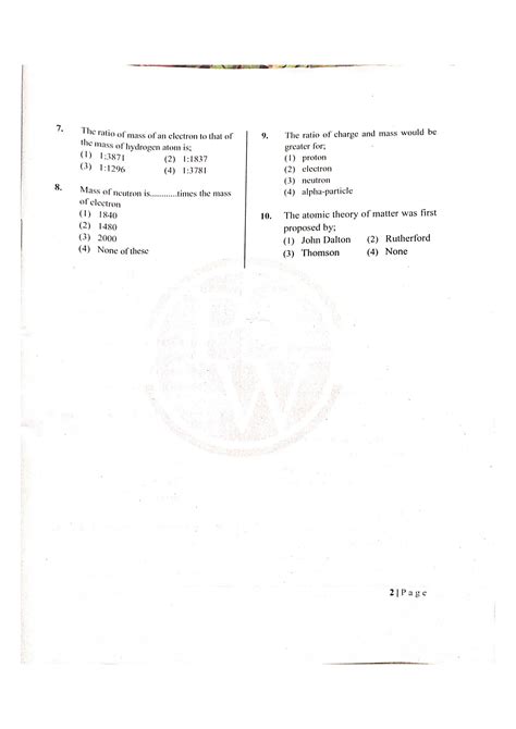 Solution Structure Of Atom Class 11 Neet Jee Dpps And Questions