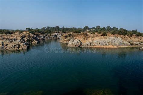 Confluence Of The Damodar And Bhera Bhairavi River Rivers Near The Rajrappa Jharkhand Stock