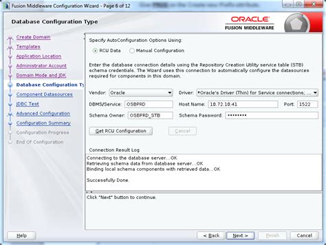 Osb Domain Creation Techsupper