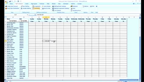 Employee Shift Schedule Template Excel Excel Templates
