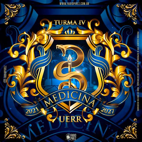 Brasão De Medicina Da Uerr Behance