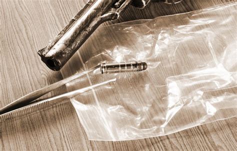 Toy Gun Scene Stock Image Image Of Forceps Bullet 107716421