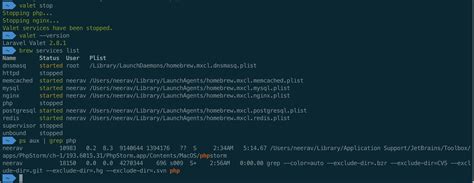 Updating To Valet Version 281 On Macos 10152 With Php 74 504