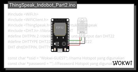 Thingspeakindobotpart2 Wokwi Esp32 Stm32 Arduino Simulator