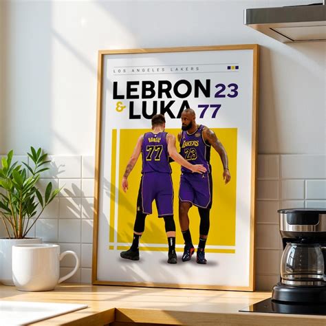Luka Lebron Poster Etsy Uk