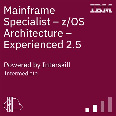 Interskill Mainframe Specialist Zos Architecture Experienced 25 Credly