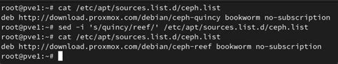 Upgrading Ceph Quincy To Ceph Reef On Proxmox VE LinuxTek Canada